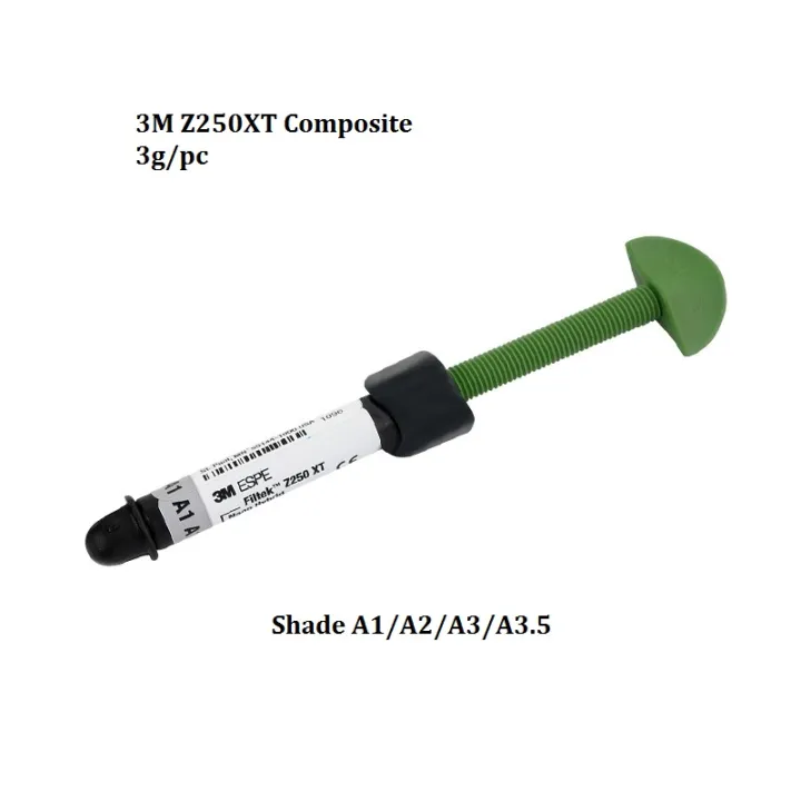 ทันตกรรมคอมโพสิต3M Filtek Z250XT สากลรักษาแสงคอมโพสิต3กรัมชิ้น Shade A1 ...