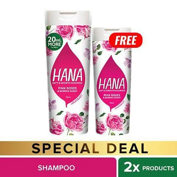 Hana Pink Roses Berries 200ml Shampoo with Hana Shampoo Pink Roses ...
