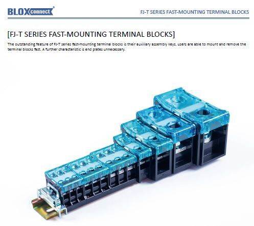 BLOX Fast mount terminal block rail mount terminal block | Lazada