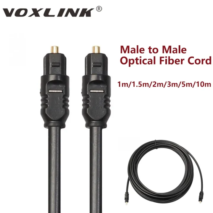 VOXLINK Ptical Fiber Lead Digital Audio Cable 1m 1.5m 2m 3m 5m 10m SPDIF Cable OD2.2 for DVD DVT ...