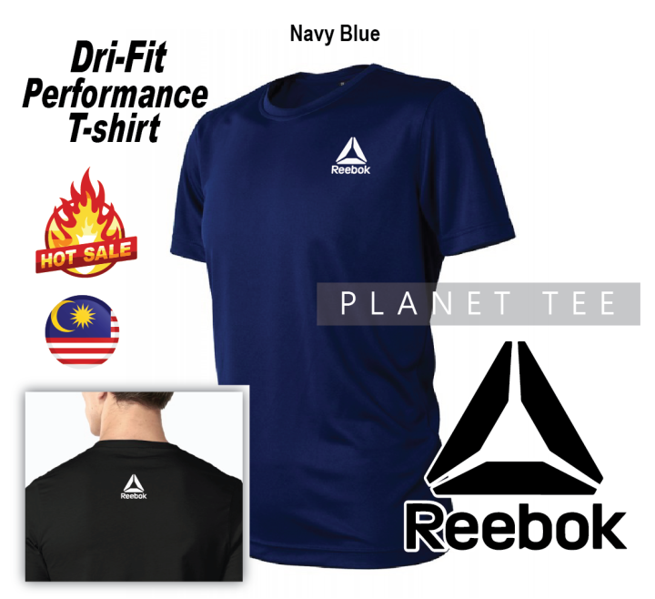 💥🇲🇾REEEBOK Dri Fit Performance Dry Pique Jersey Sport Jogging Run | Lazada