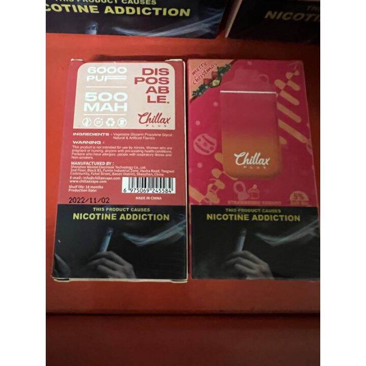 VAPE MOD KIT LEGIT CHILLAX PLUS 6000 PUFF Rechargeable Disposable ...