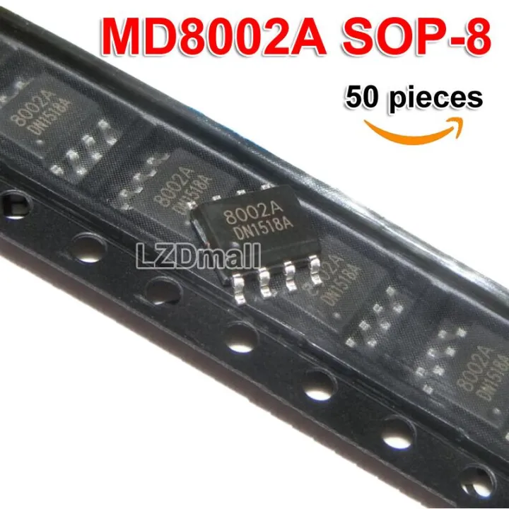 50pcs MD8002A MD8002 SOP8 SOP-8 8002A SMD 8002 Audio Amplifier Chip new ...
