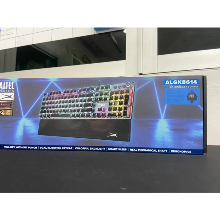 ใครยังไม่ลอง ถือว่าพลาดมาก !! คีบอร์ดเกมมิ่ง RGB ALTEC LANSING SPK-8614 ...