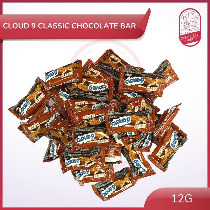 Cloud 9 Classic Chocolate Bar With Caramel Nougat Peanut - 12g Coklat ...