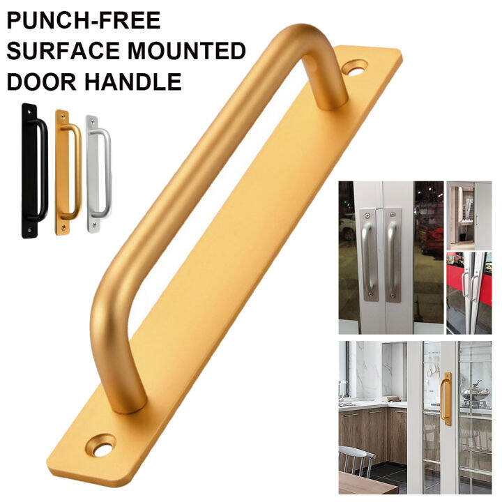 EG【Free Ship】Sliding Barn Door Handle Pull and Flush Hardware Set Wood ...