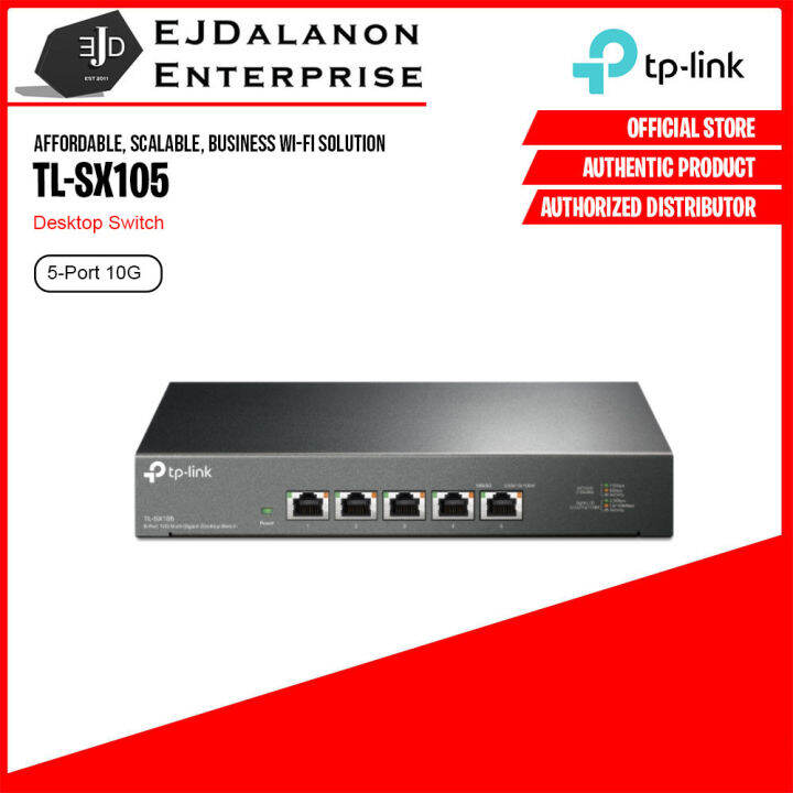 tp-link TL-SX105 5-Port 10G Desktop Switch | EJDalanon | Lazada PH