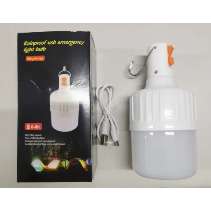 Rainproof usb Emergency light bulb | Lazada PH