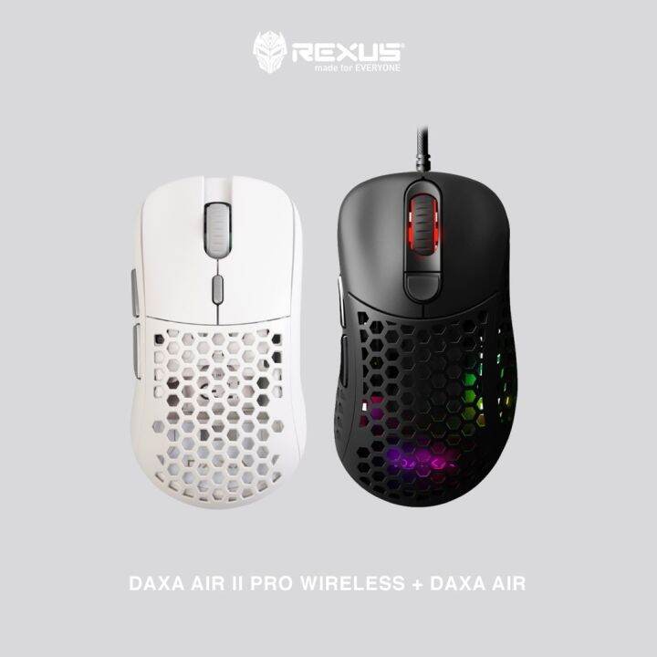[100% ORI] PROMO BUNDLING Rexus PRO Mouse Wireless Gaming Daxa Air II ...