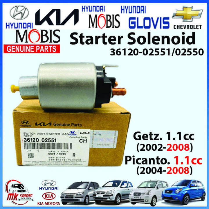 [GENUINE] Starter Solenoid/Starter Magnetic Switch for Getz(2002-2008 ...