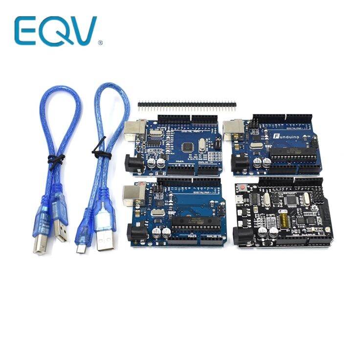 1Set UNO R3 Official Box ATMEGA16U2 / UNO WiFi R3 MEGA328P Chip CH340G For Arduino UNO R3 ...