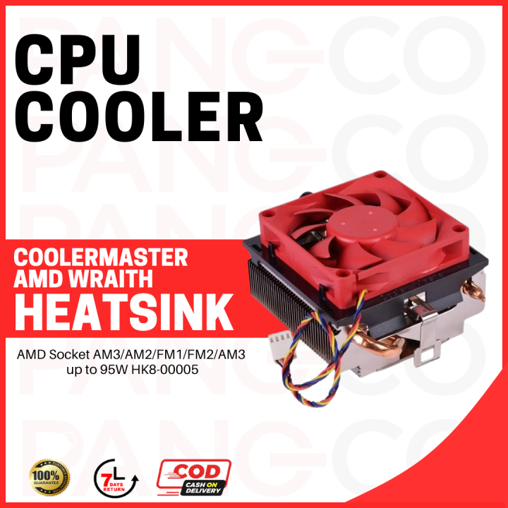 CPU Cooler Fan Heatsink for AMD Socket AM3/AM2/FM1/FM2/AM3 up to 95W HK8-00005 | Lazada PH