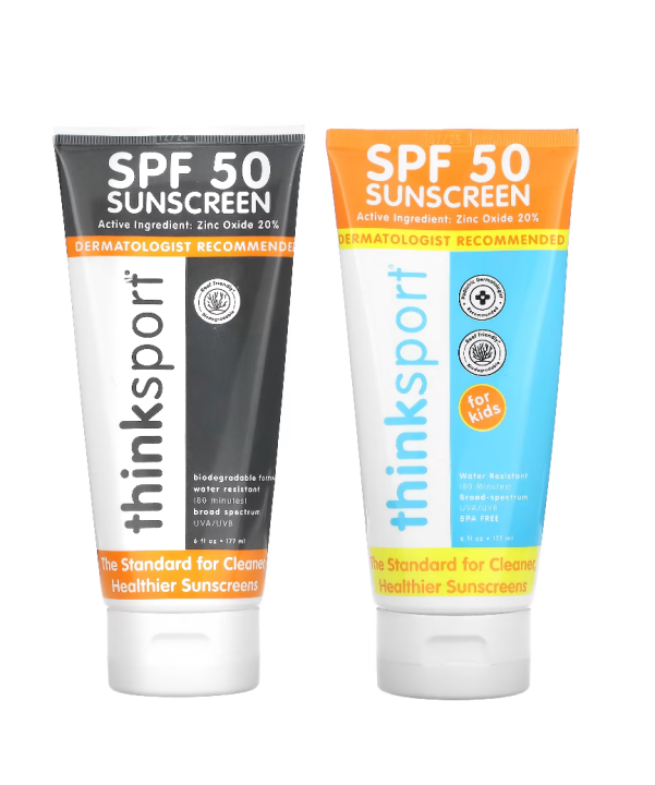 Think, Thinksport, Sunscreen, SPF 50+ or For Kids 6 fl oz (177 ml ...
