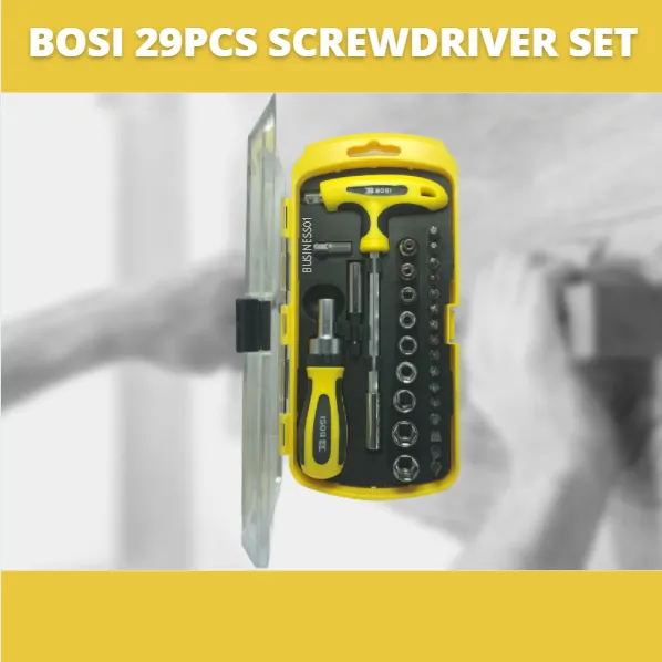 Flyman Wholesale Retails Bosi 29Pcs Screwdriver Set With Ratchet Handle ...