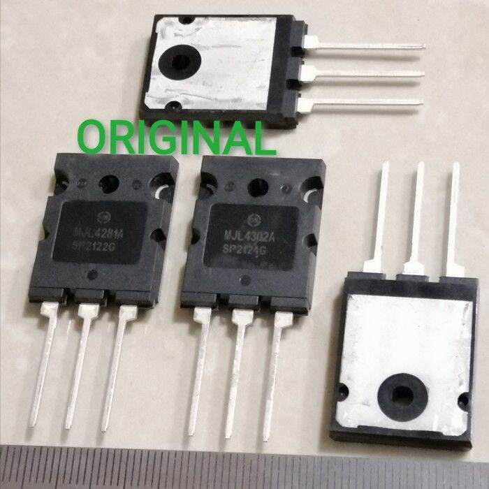 MJL4302A MJL4281A MJL4302 MJL4281 Power 230Watt ON Transistor Sepasang ...