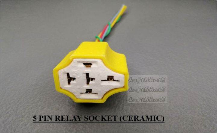 5PIN Relay Socket Ceramic-Heavy Duty | Lazada PH