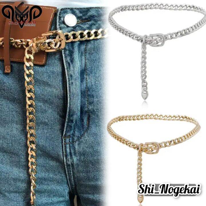 Ikat pinggang RANTAI viral kotak WANITA sabuk rantai fashion kekinian ...