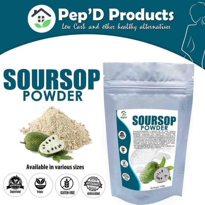 Soursop (Guyabano) Fruit Powder - High in Vitamin C | Lazada PH