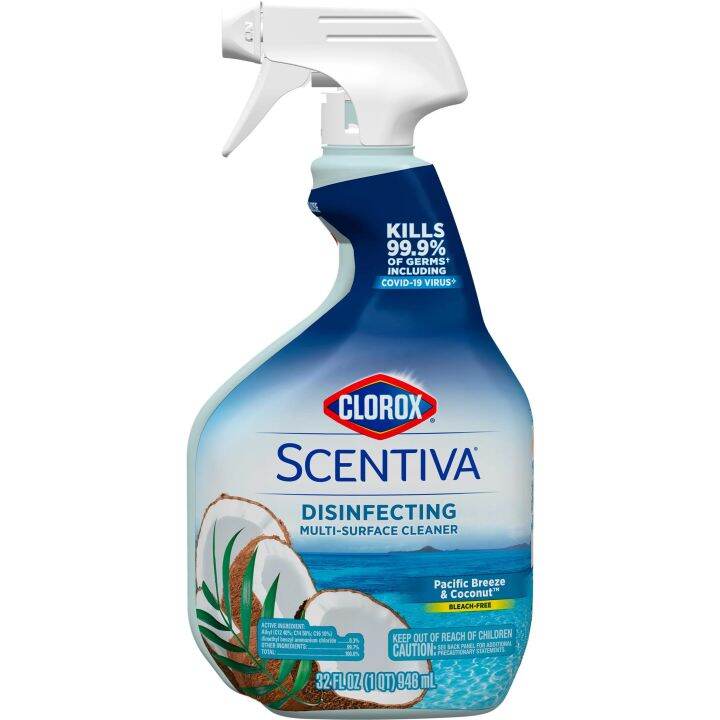 Clorox Scentiva Disinfecting Multi Surface Spray Pacific Breeze ...
