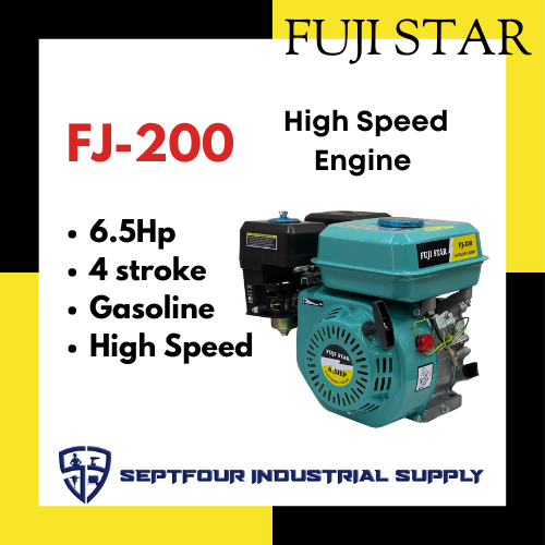 FUJI STAR 6.5Hp Gasoline High Speed Engine FJ-200L | Lazada PH