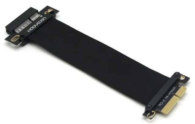 PCI-E Riser PCI-E Cable PCI Express Riser Card PCIE X4 Extension Cable ...