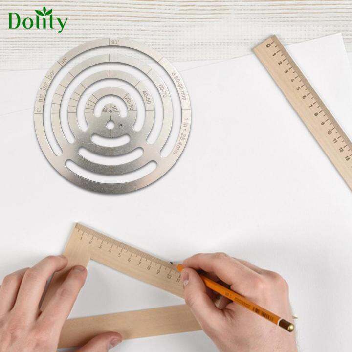 Dolity Leathercraft Drawing Ruler Positioning Cutting Ruler 1x Supplies ...