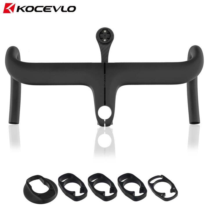 KOCEVLO Road Bike Carbon Handlebar Cycling Integrated Handlebar For ...