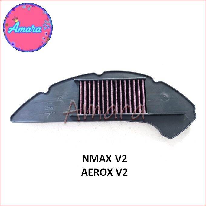 Washable Yamaha NMAX V2 AEROX V2 Air Filter High Air Flow | Lazada PH