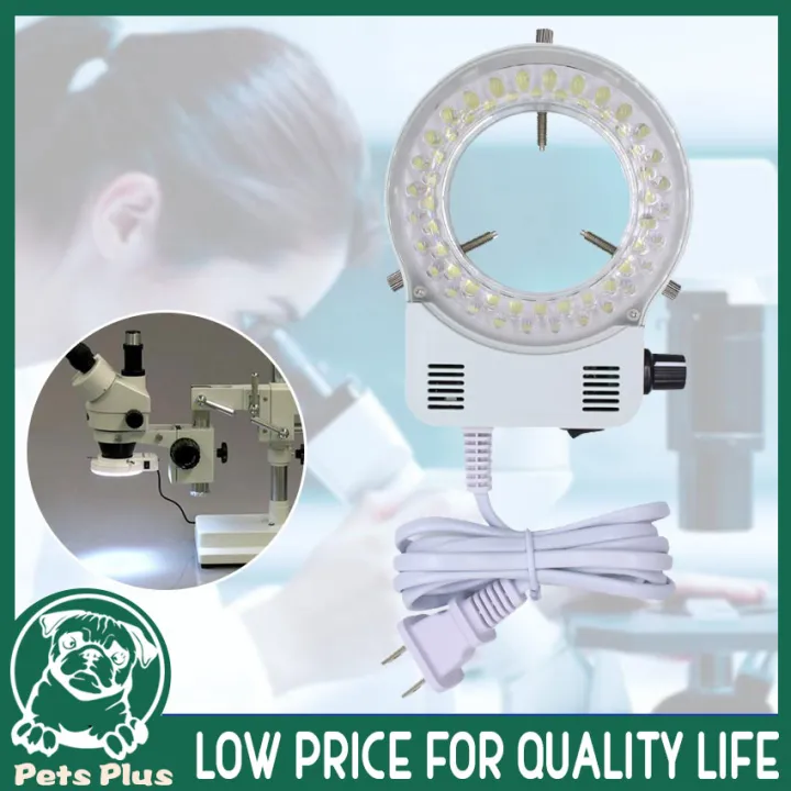Microscope LED Light Illuminator Lamp Microscope Adjustable Circle ...