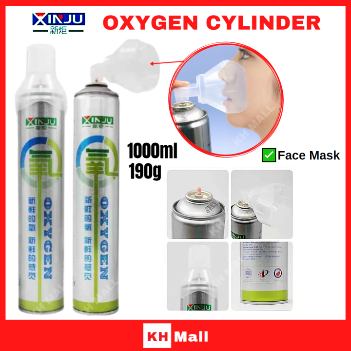 XINJU (READY STOCK) [99.5% Oxygen] Portable Oxygen Inhalation Spray ...