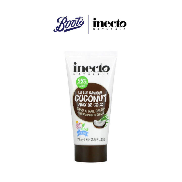 Inecto อินเนคโต เนเชอรัลส์ โคโคนัท แฮนด์ แอนด์ เนล ครีม 75 มล. | Lazada ...