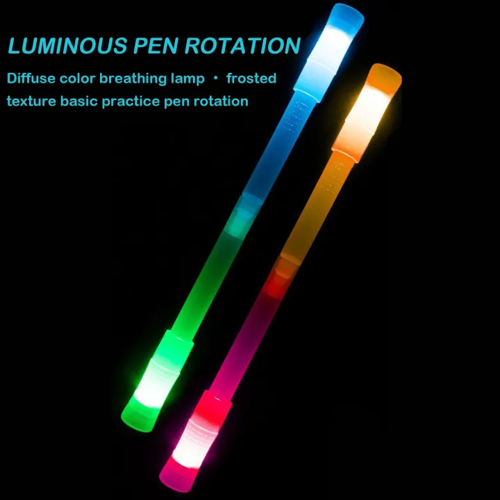 Glow Spinning Pens Turn Spinning Gaming Pen For Kids Colorful Light ...