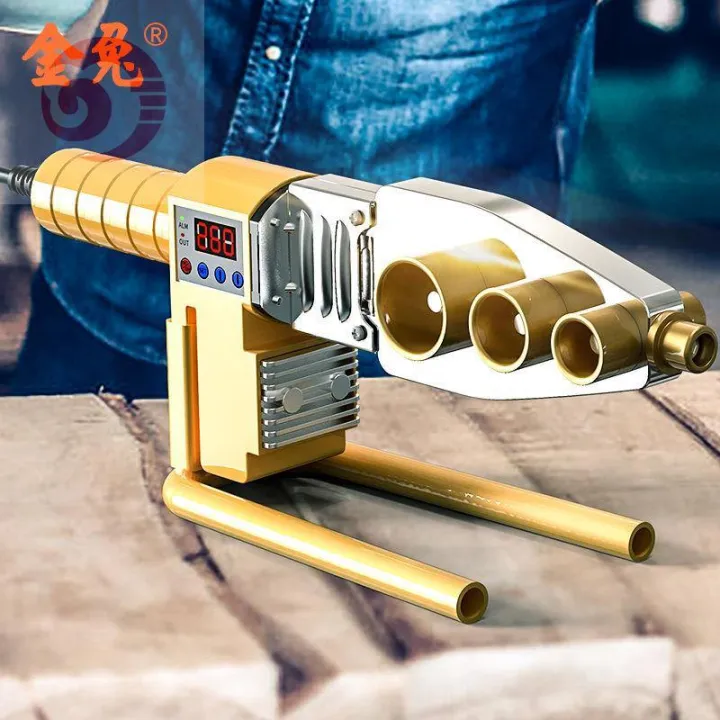 Hot water pipe melting machine, small shelf welding of cold water pipe ...