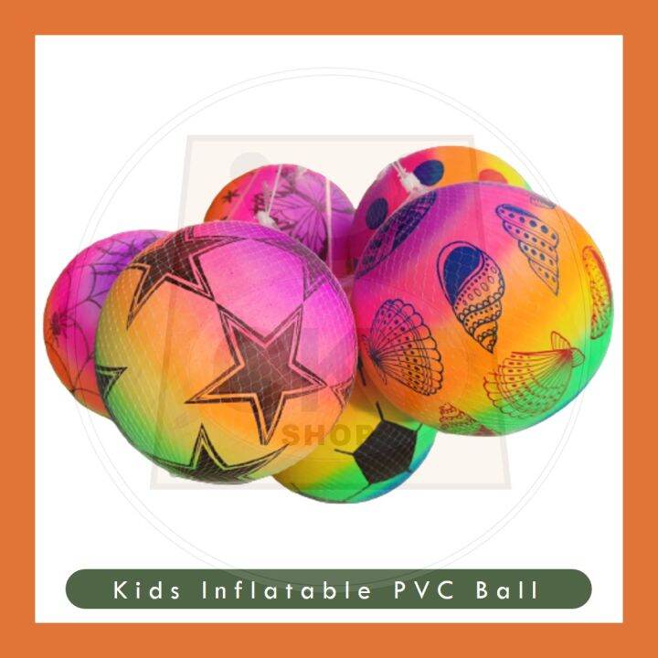 Inflatable PVC Football Soccer Ball Kids Children Beach Pool Sports ...