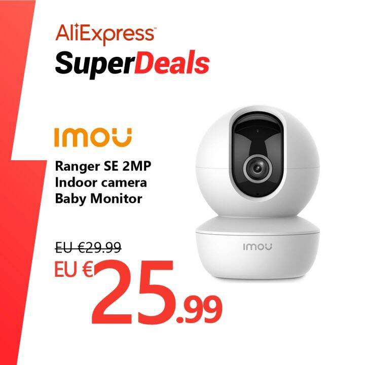 IMOU Ranger SE 2MP Smart Baby Monitor Security AI Body Detection Camera ...