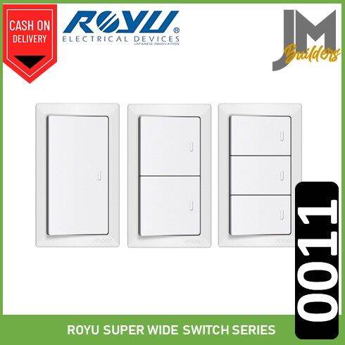 JM H-0011 | ROYU Super Wide Switch Series | WS511 | WS513 | WS515 - 1 ...