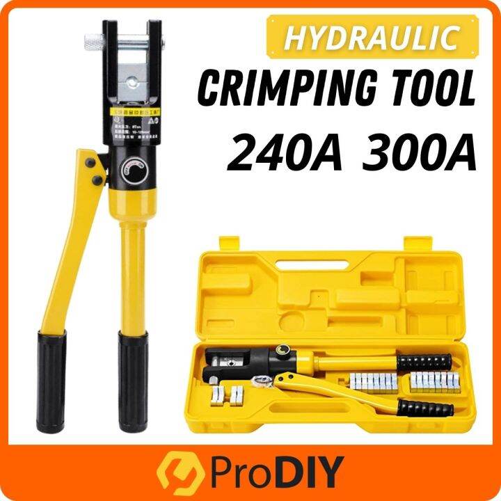 YQK-240 / YQK-300 Hand Hydraulic Crimping Tool Cable Lug Plier ...