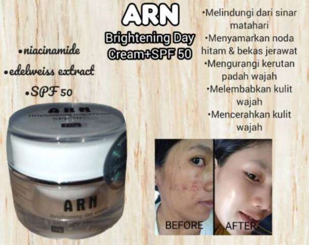 SKINCARE ORIGINAL PERAWATAN KULIT MAKEUP ARN DAY CREAM SPF 50/KRIM ...