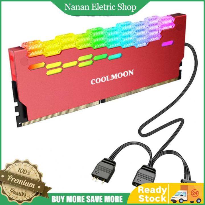 Coolmoon Ra-2 Ram Cooler High Efficiency 5v Argb Memory Module Heat ...