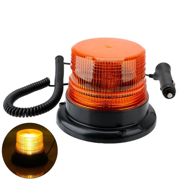 Car LED Strobe Flashing Light With Magnetic Mounted Strobe Emergency ...