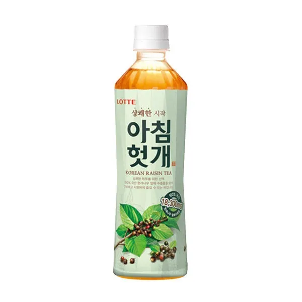 [Original] 아침헛개 Lotte Korean Raisin Tea (ชาฮ็อกเก็ต) 500ml | Lazada.co.th