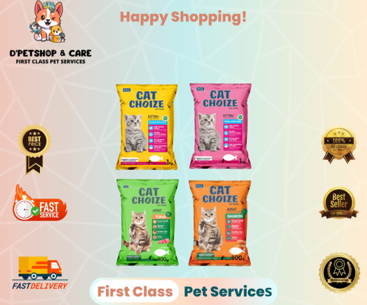 CAT CHOIZE REPACK ALL VARIAN - Makanan Kering Kucing Murah | Lazada ...