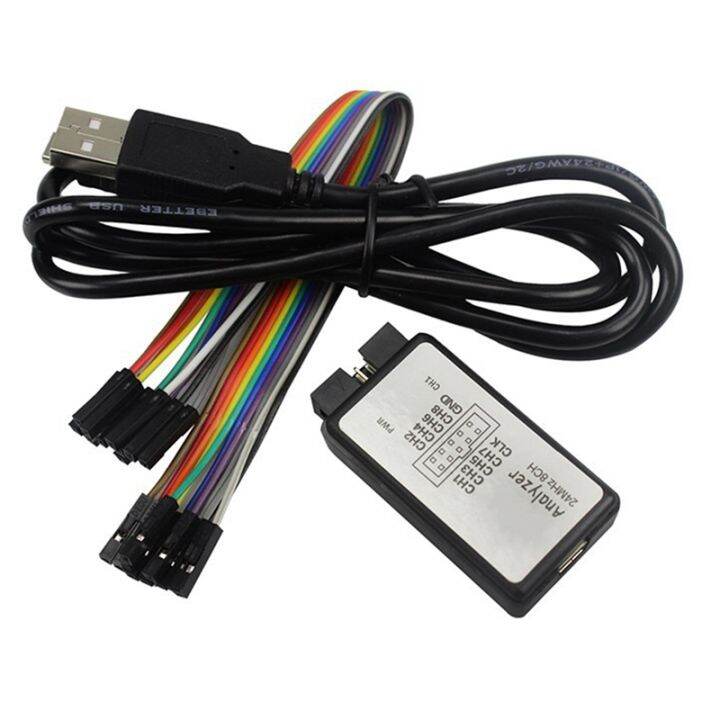 USB Logic Analyzer Single Chip Microcomputer Suitable for ARM FPGA Debugging Tool 24M Sampling 8 ...