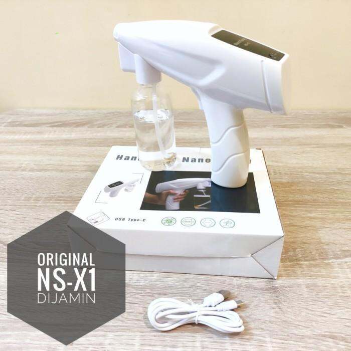 NANO SPRAY GUN DISINFECTANT SPRAYER + UV STERILIZER GUN NS-X1 PORTABLE ...