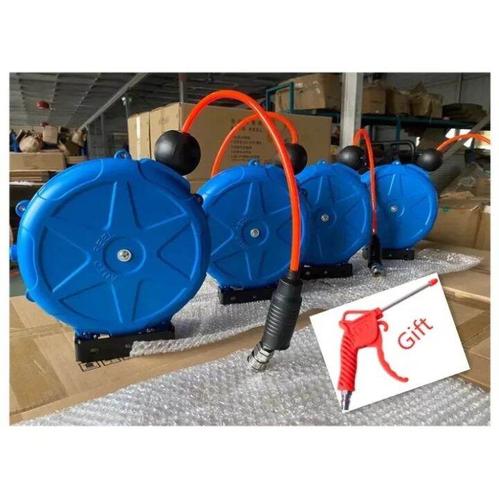 Retractable Wall Mount Auto Rewind Air Hose Reel Compressor HoseMini 9M ...