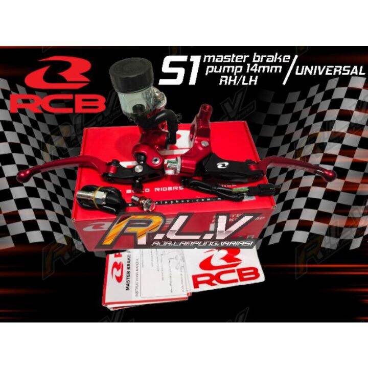 MASTER REM RCB RADIAL S1 14MM RED SET | REM DEPAN RCB UNIVERSAL ...
