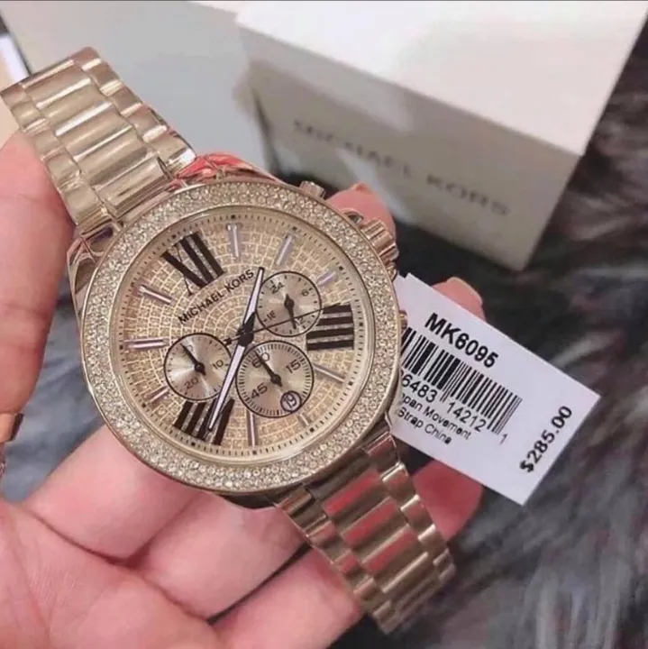 Limited Edition Michael Kors Wren Chronograph Crystal Pave Dial Women's ...
