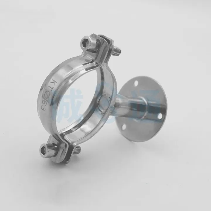Stainless steel 304 pipe support with base pipe support fixing clip ...