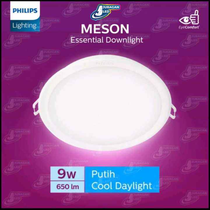 Philips Downlight MESON 105 9W 6500K WH Recessed LED | Lazada Indonesia