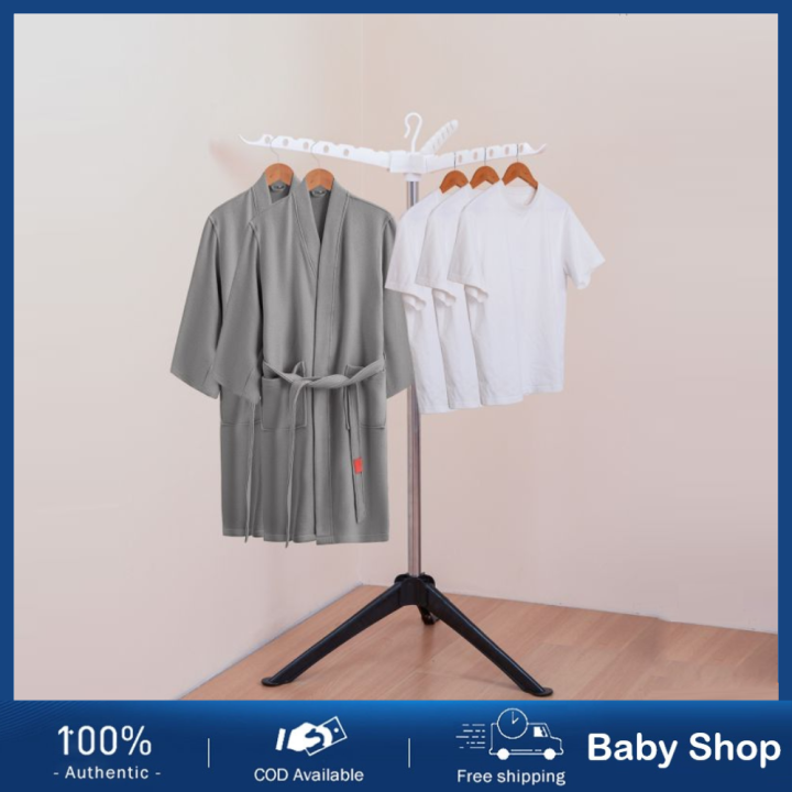 Rak Jemuran Gantung Berdiri Stainless Stand Hanger Jemuran Lipat ...